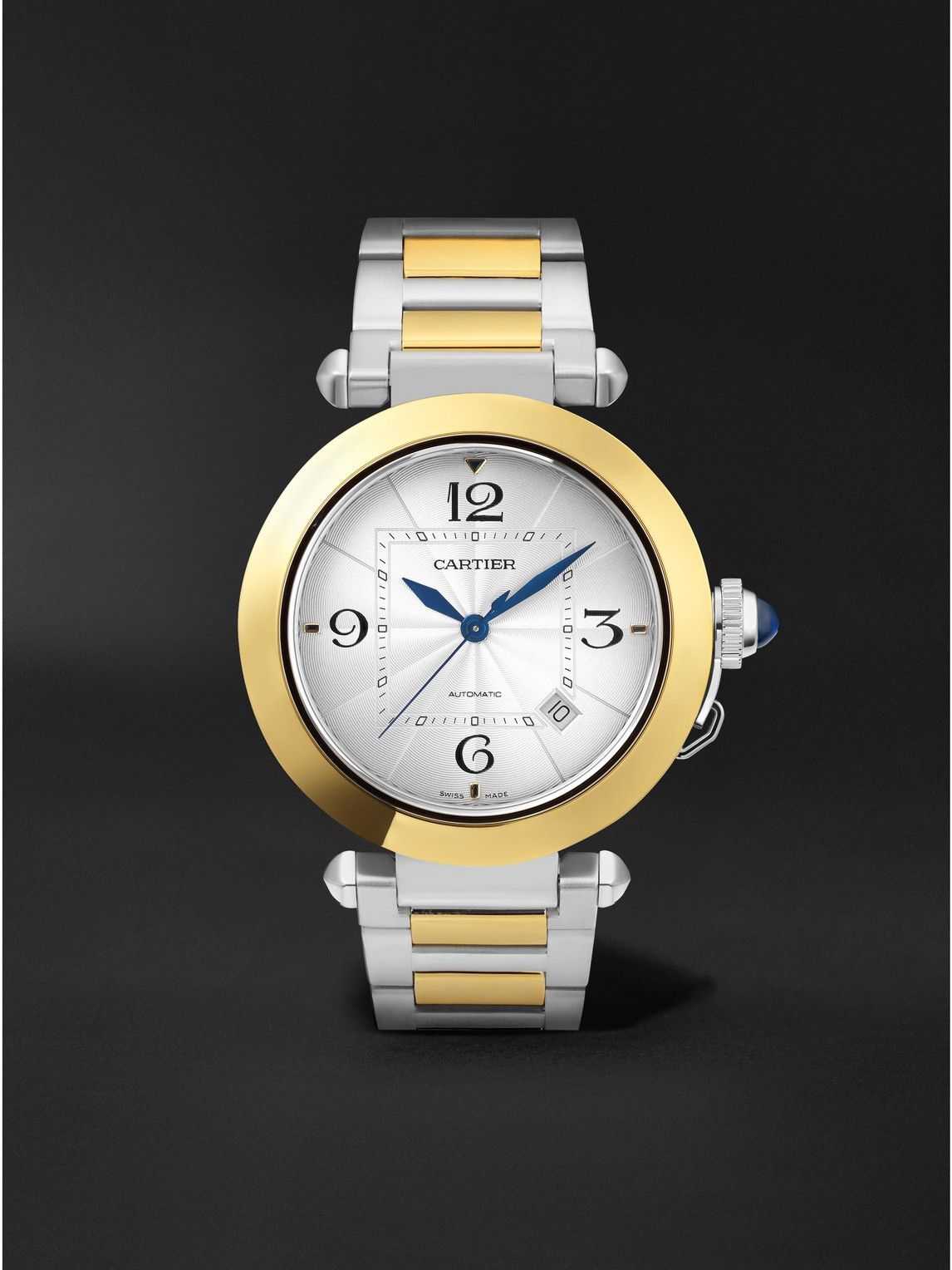 Cartier - Pasha de Cartier Automatic 41mm Stainless Steel and 18-Karat ...