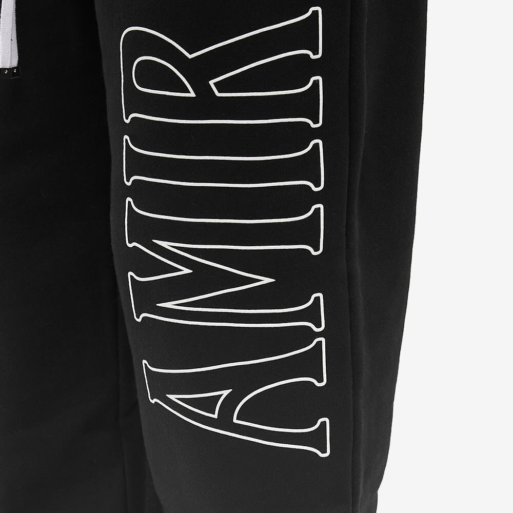 AMIRI Men's Zoltar Logo Sweat Pant in Black Amiri