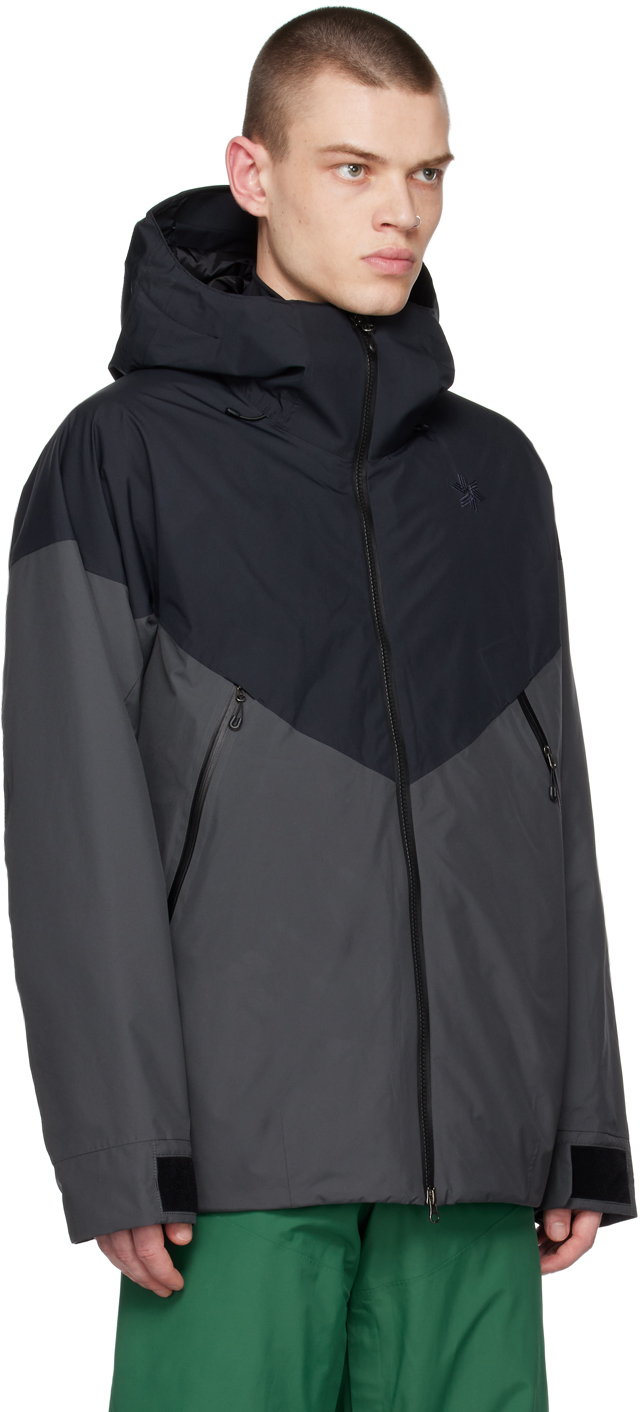 Goldwin Gray Waterproof Down Jacket Goldwin