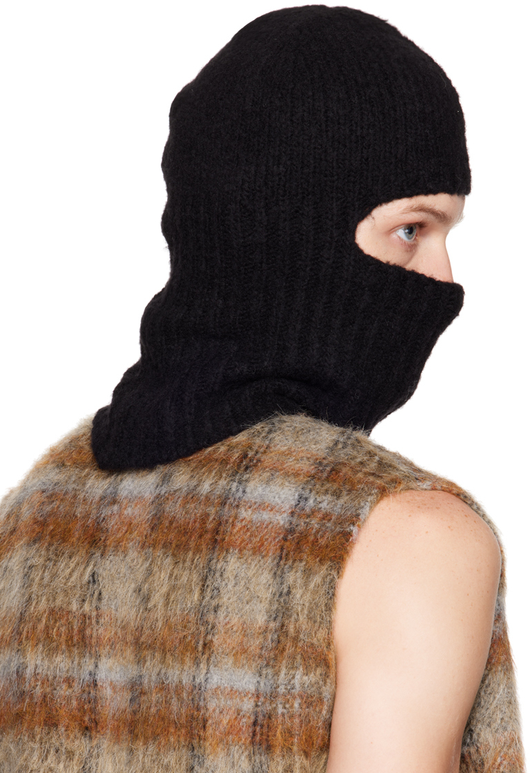 Our Legacy Black Chunky Balaclava Our Legacy