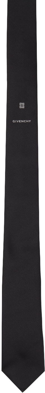 Givenchy Black 4G Tie Givenchy