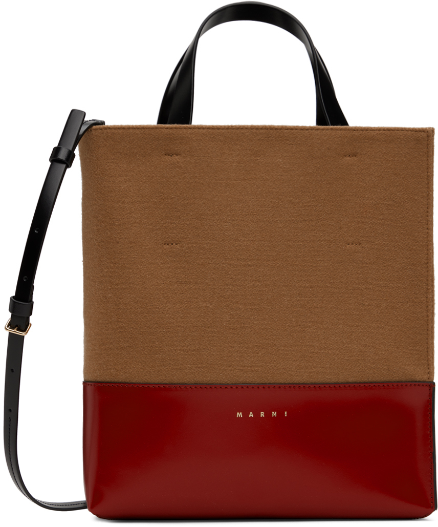 Marni Tan Small Museo Tote Marni