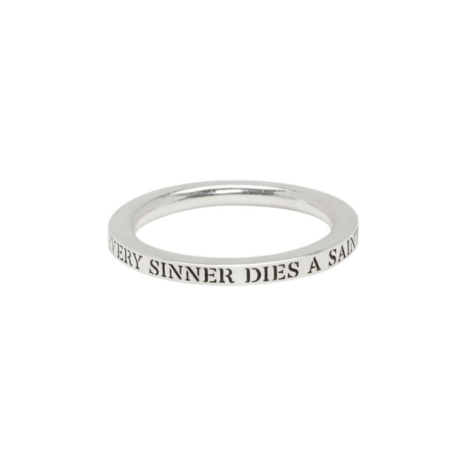 Martyre Silver Sinner Stack I Ring