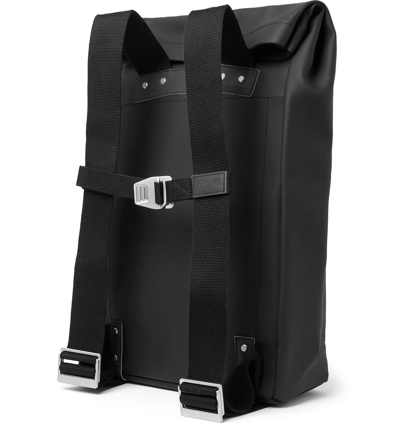 Brooks England - Pickwick Large Iridescent Leather-Trimmed Coated ...