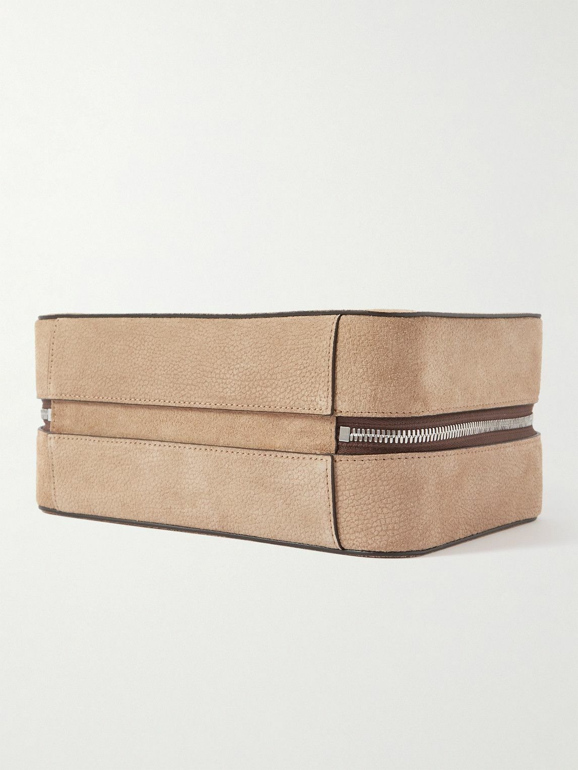 Brunello Cucinelli - Logo-Print Full-Grain Suede Glasses Case Brunello ...