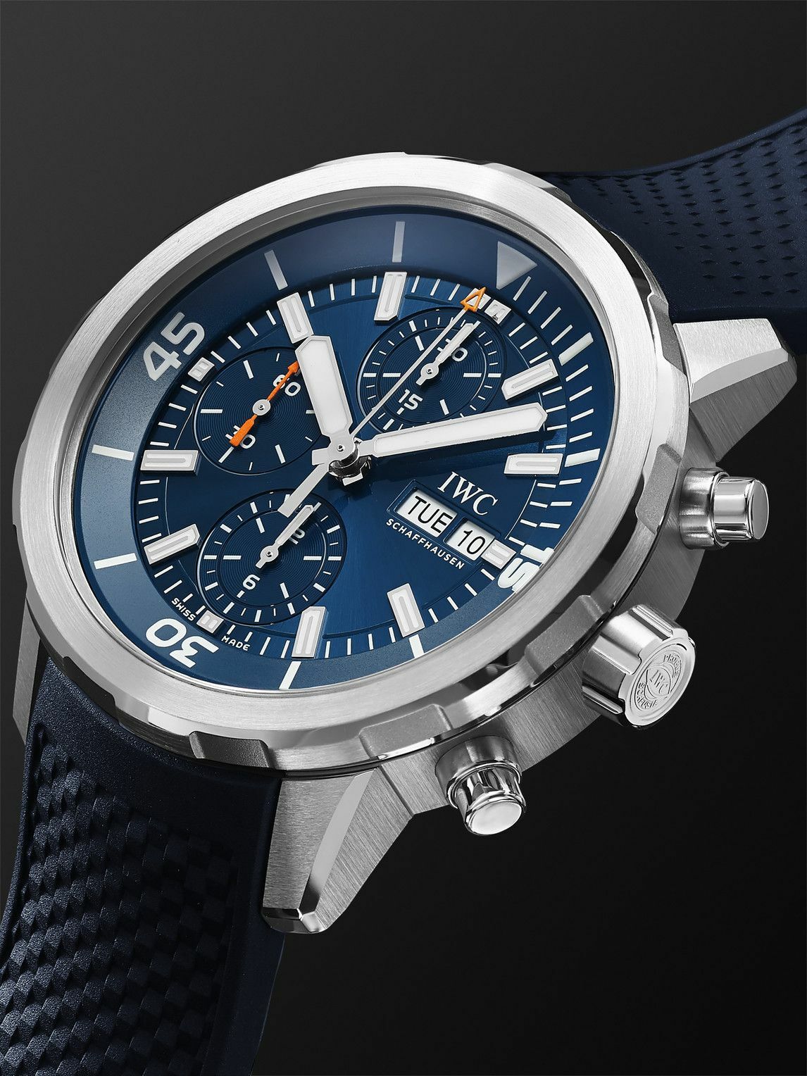 IWC Schaffhausen - Aquatimer Automatic Chronograph 44mm Stainless Steel ...