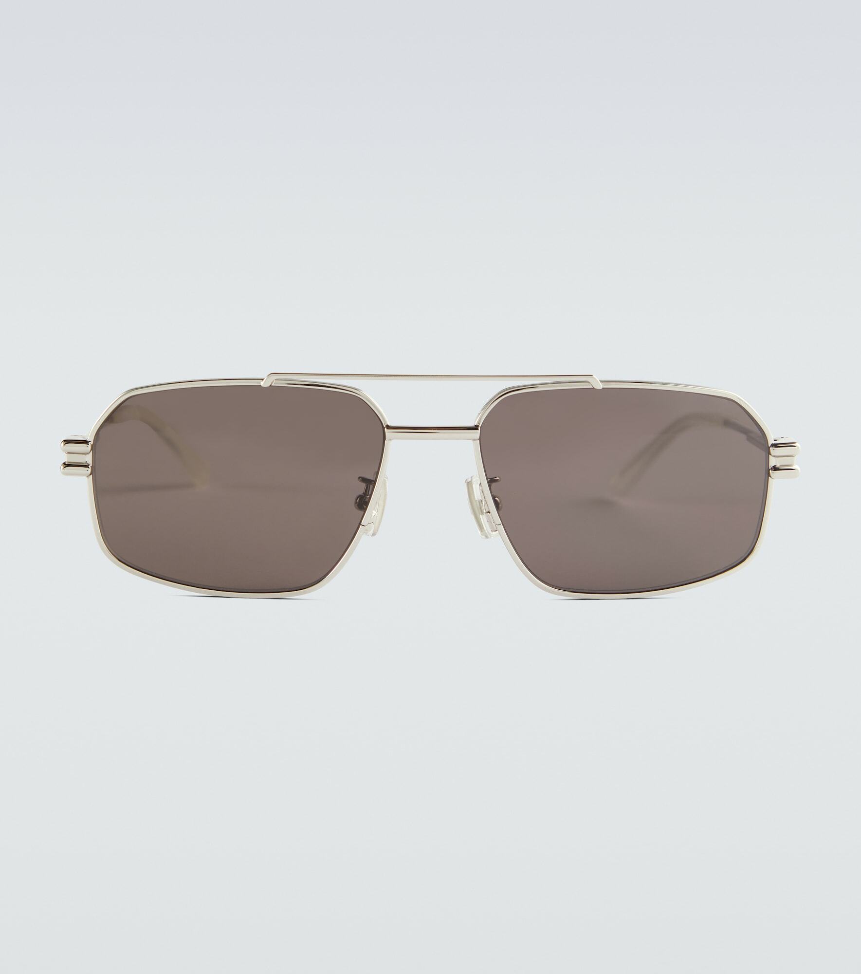Bottega Veneta - Metal-frame aviator sunglasses Bottega Veneta