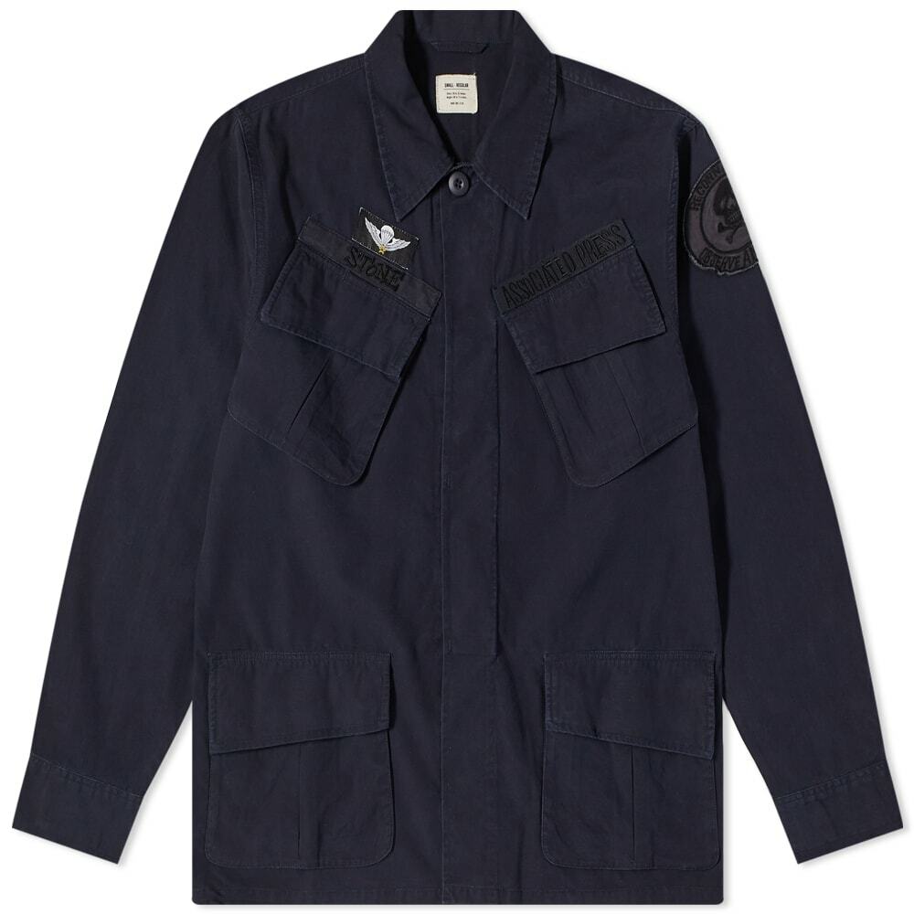 Maharishi Men's Press Jungle Jacket in Navy Maharishi