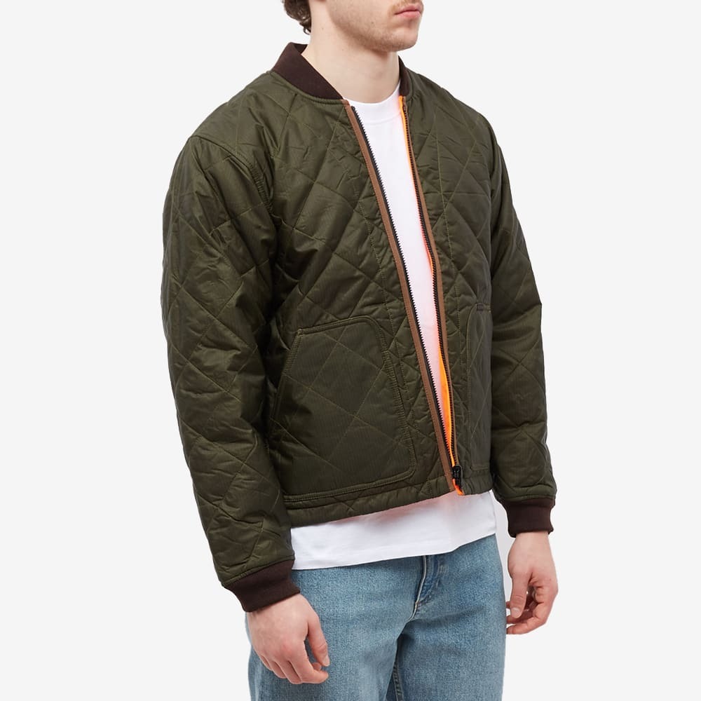 Filson Men's Eagle Plains Liner Jacket in Surplus Green/Blaze Filson