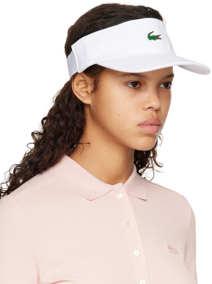 Lacoste White Logo Visor Lacoste