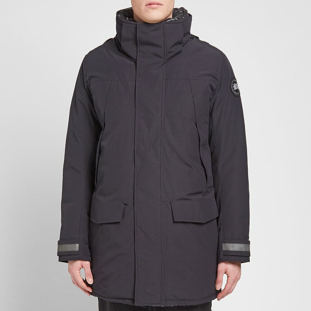 Canada Goose Men's Black Label Sherridon Parka Jacket in Navy Canada Goose