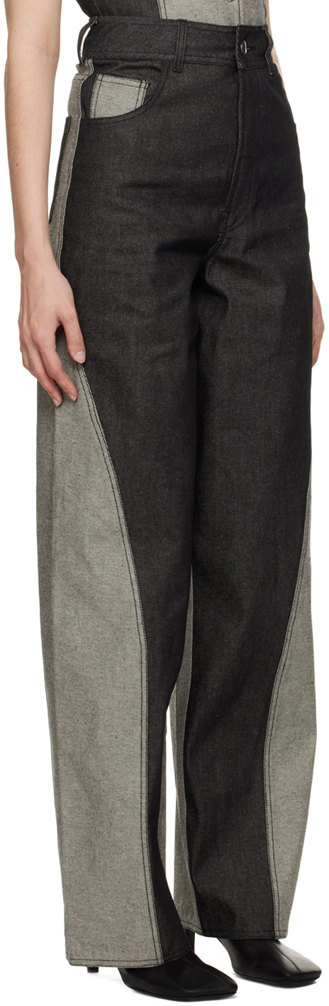 Elleme Gray Wavy Jeans