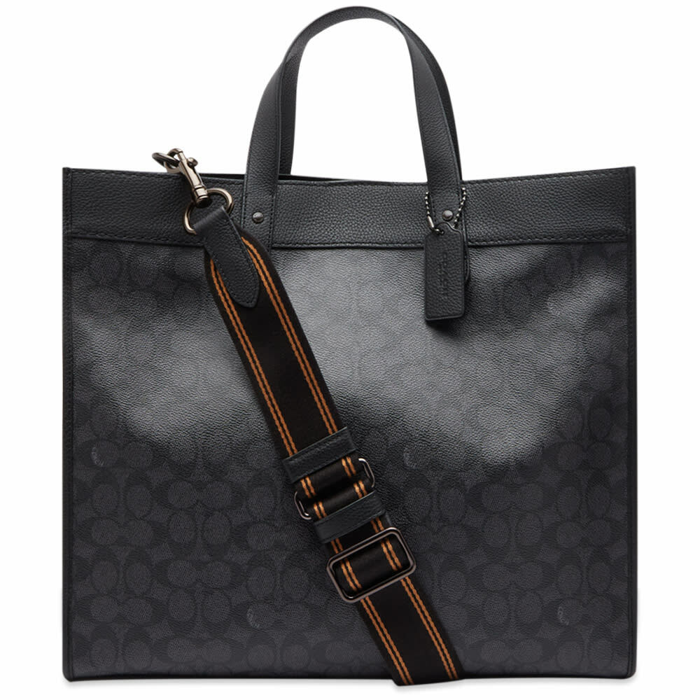 Coach Men's Signature Field Tote 40 in Ji/Charcoal Coach