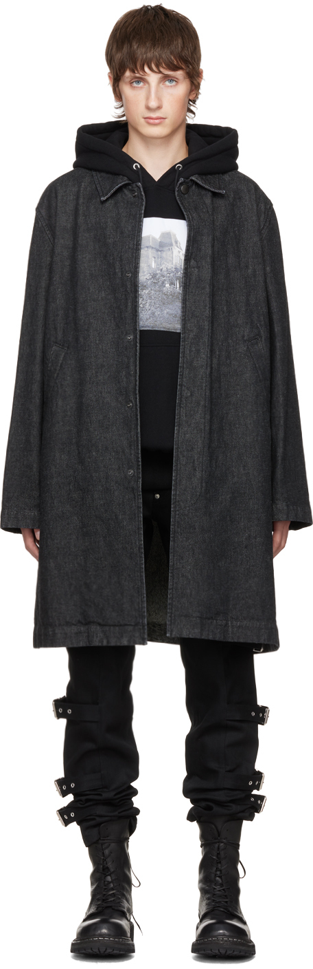 Undercover Black Graphic Coat Undercover