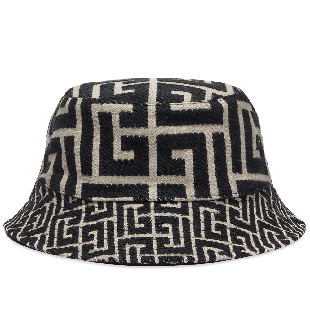 Balmain Monogram Jacquard Reversible Bucket Hat Balmain