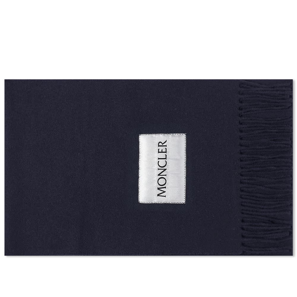 Moncler Label Logo Scarf Moncler