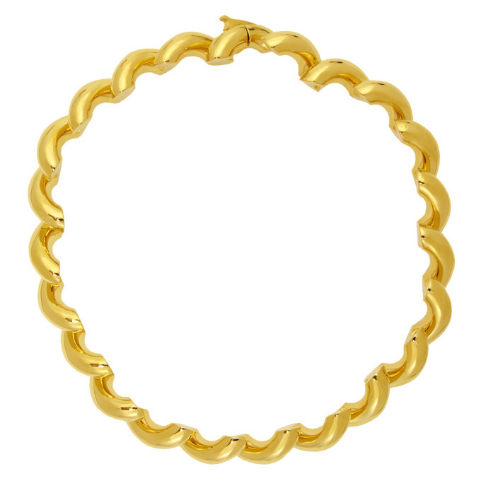 Balenciaga Gold Loop Necklace Balenciaga