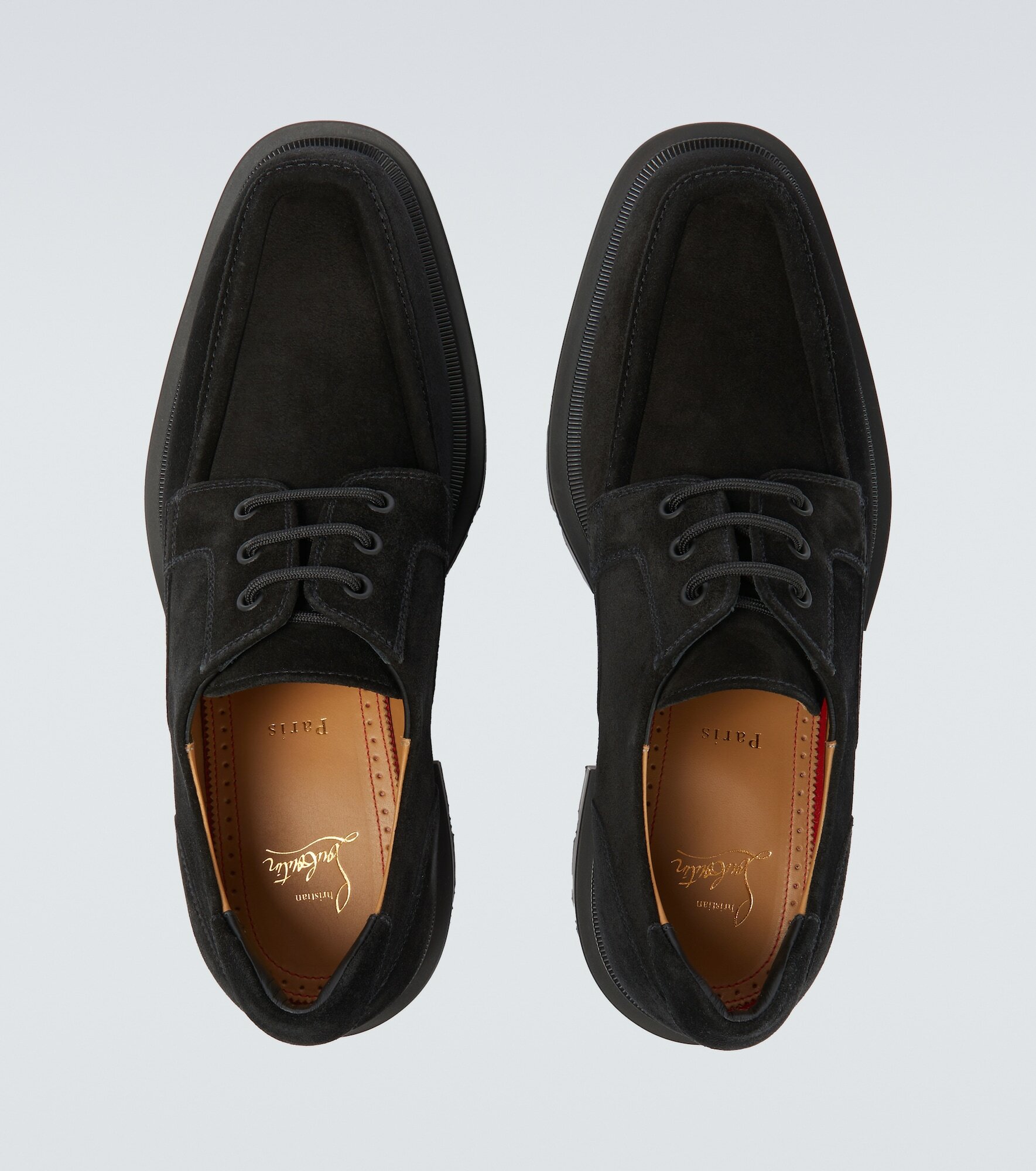 Christian Louboutin - Our Georges L suede brogues Christian Louboutin