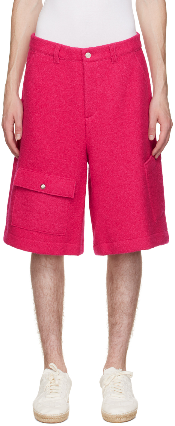 Andersson Bell Pink Winter Cargo Shorts Andersson Bell