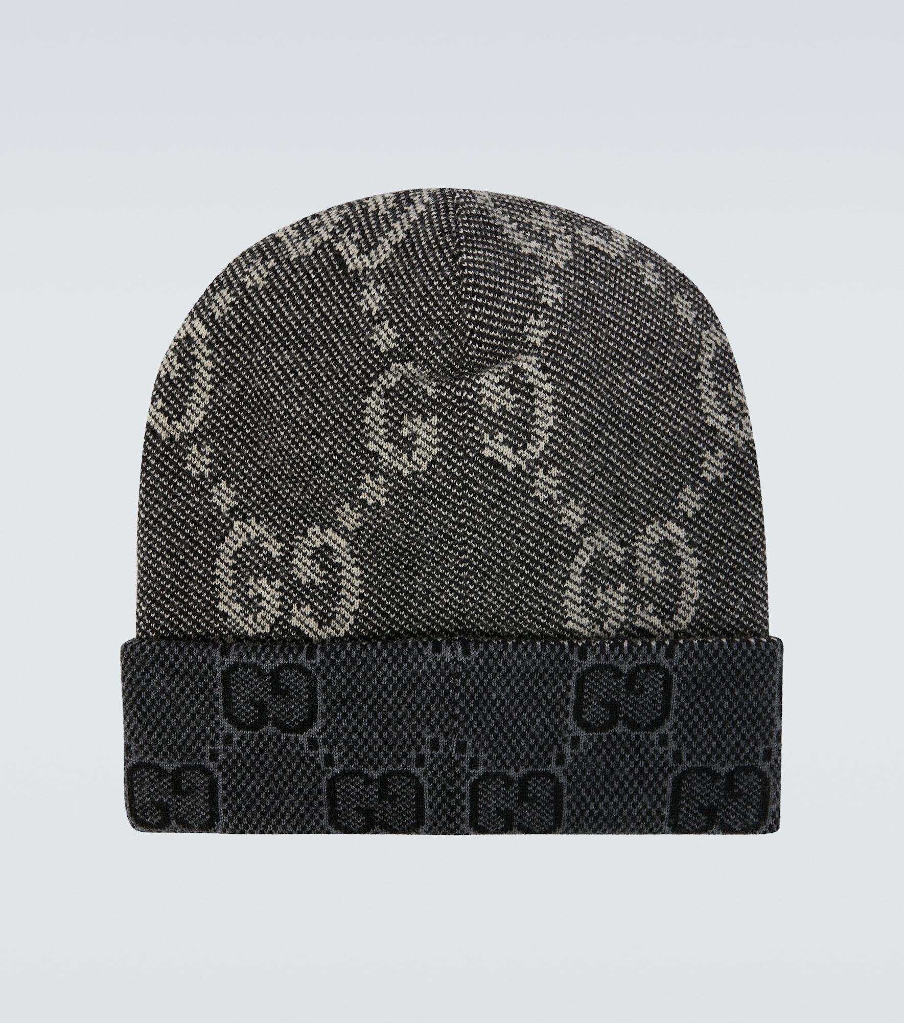 Gucci - GG jacquard wool beanie Gucci