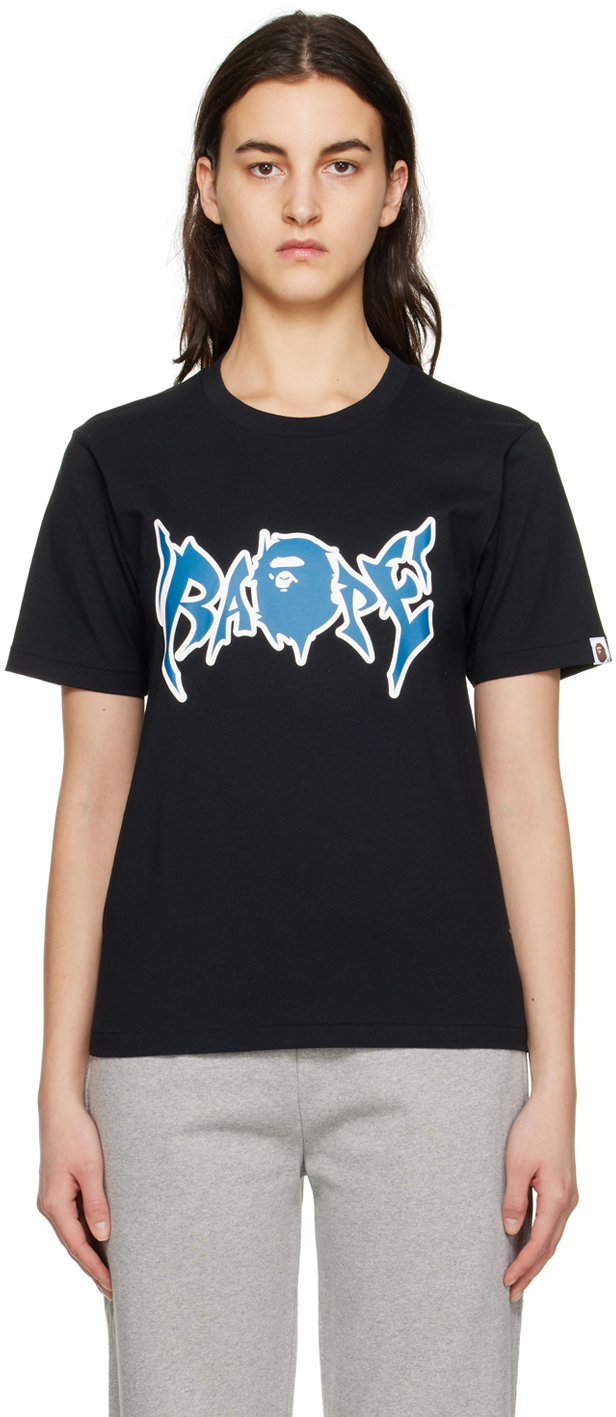 BAPE Black Graffiti T-Shirt A Bathing Ape