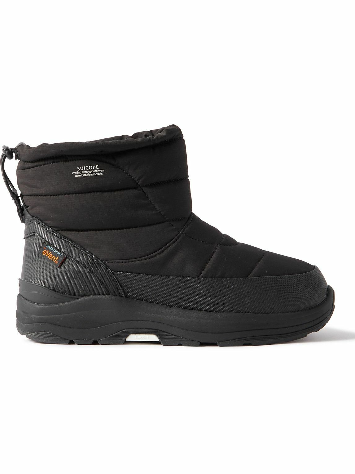 Suicoke - Bower-Evab Rubber-Trimmed Quilted Shell Boots - Black Suicoke