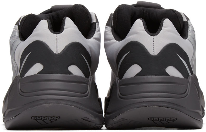 YEEZY Silver & Black Boost 700 MNVN Sneakers Yeezy