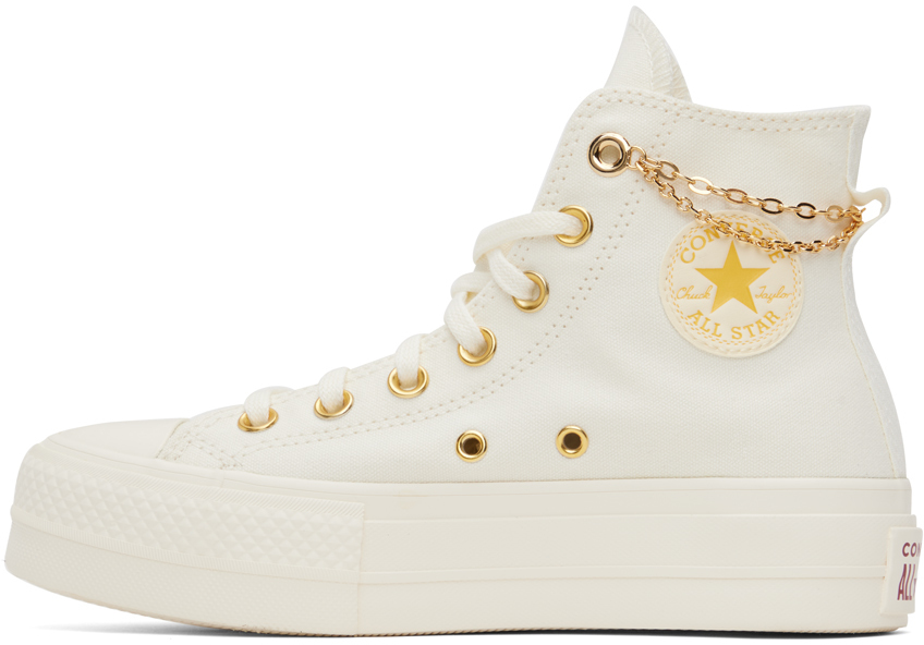 Converse Off-White Chuck Taylor All Star Gold Chain Sneakers Converse
