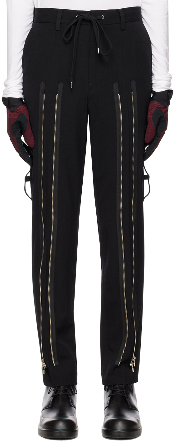TAKAHIROMIYASHITA TheSoloist. Black Bondage Trousers TAKAHIROMIYASHITA ...