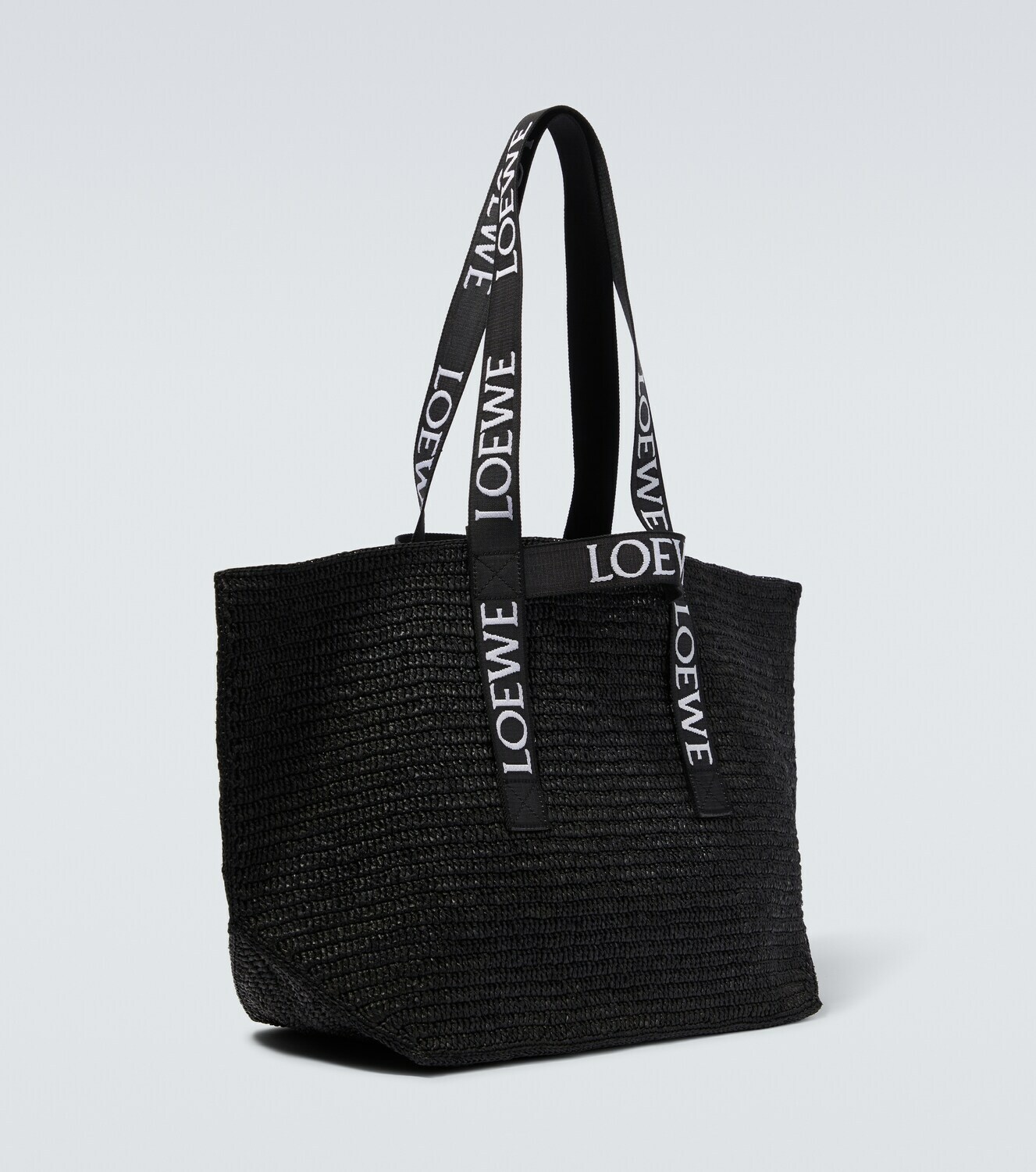 Loewe - Fold Shopper raffia tote bag Loewe
