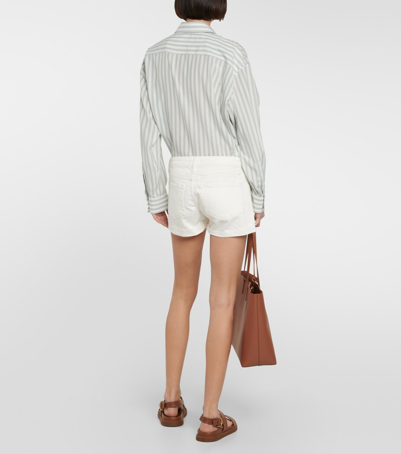 Frame - Le Grand Garcon Short denim shorts Frame Denim