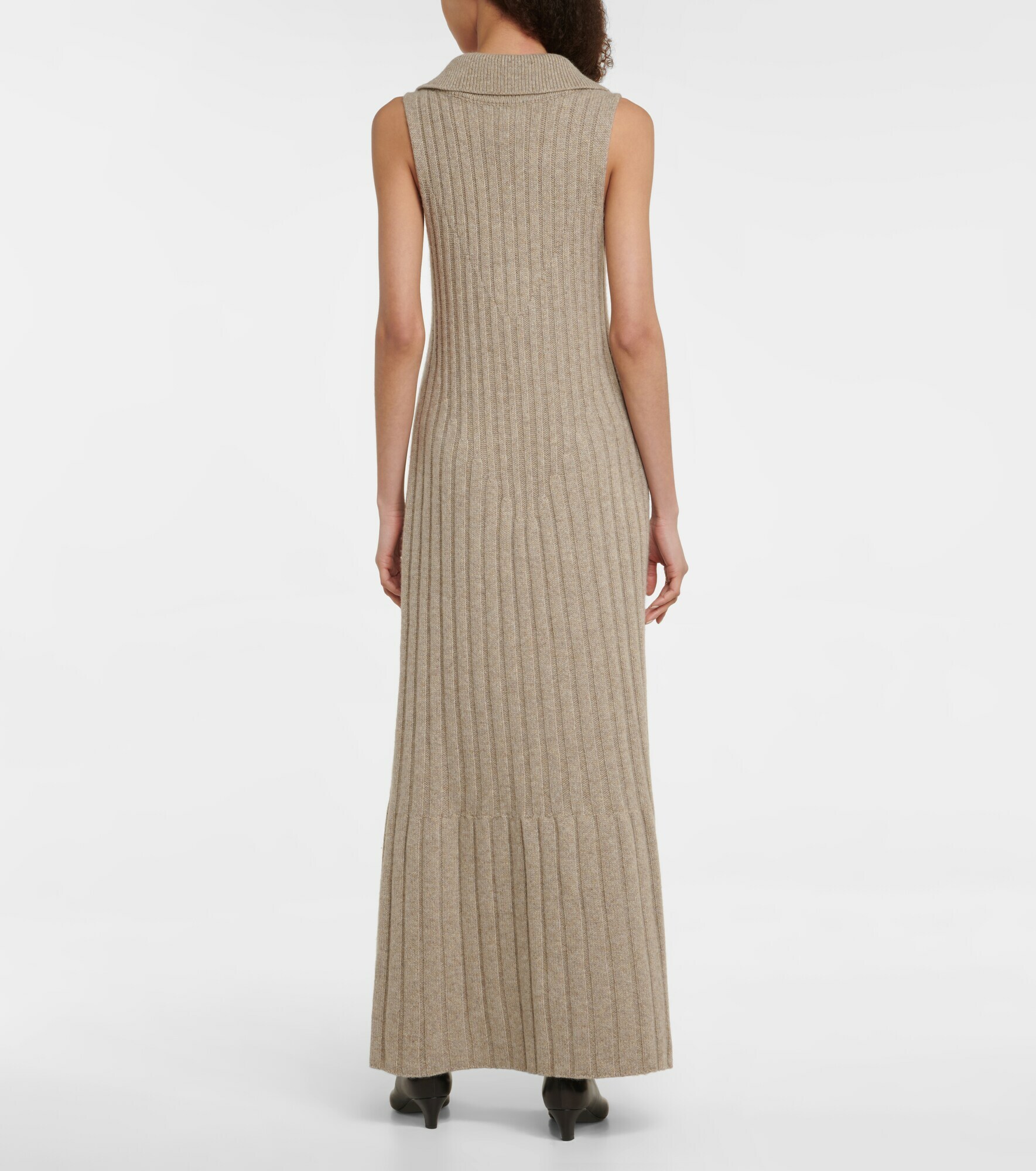 Khaite - Giselle cashmere polo maxi dress Khaite