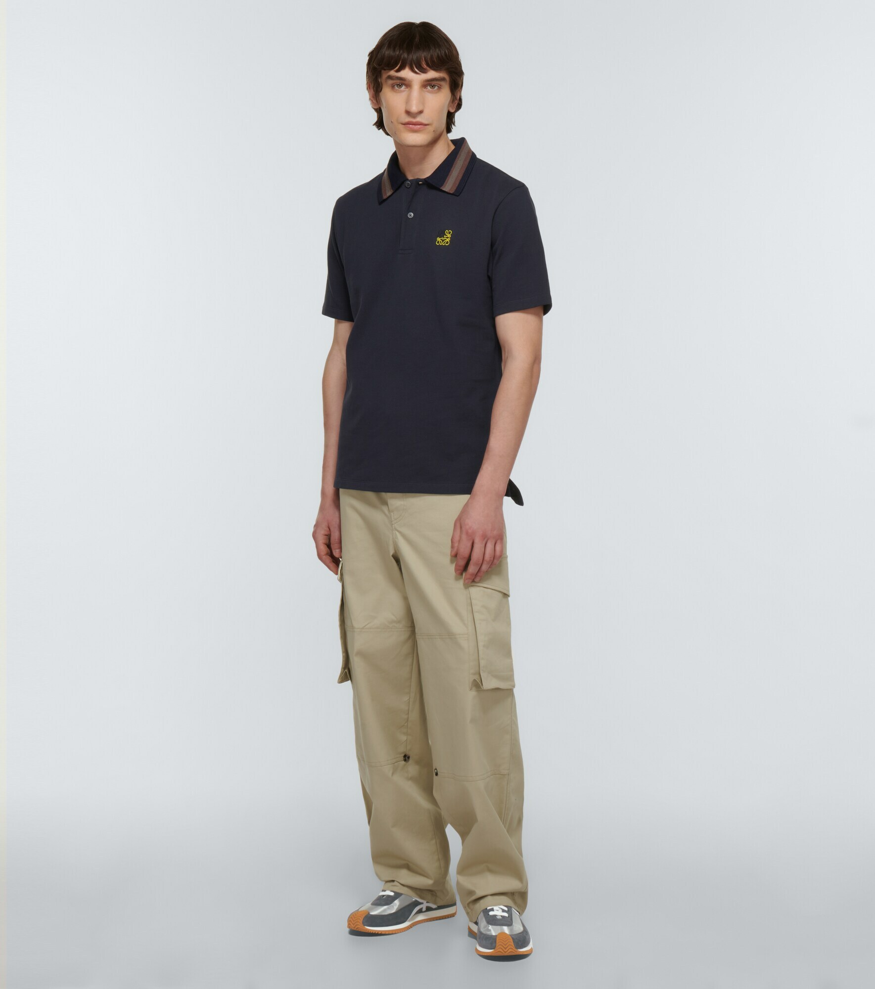 Loewe - Anagram cotton polo shirt Loewe