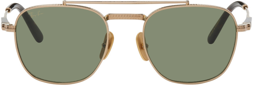 Ray-Ban Gold Frank II Sunglasses Ray Ban