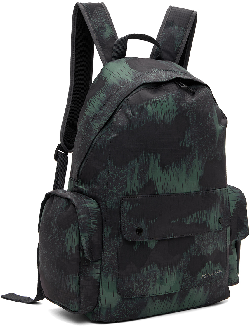 PS by Paul Smith Khaki Camouflage Backpack PS by Paul Smith