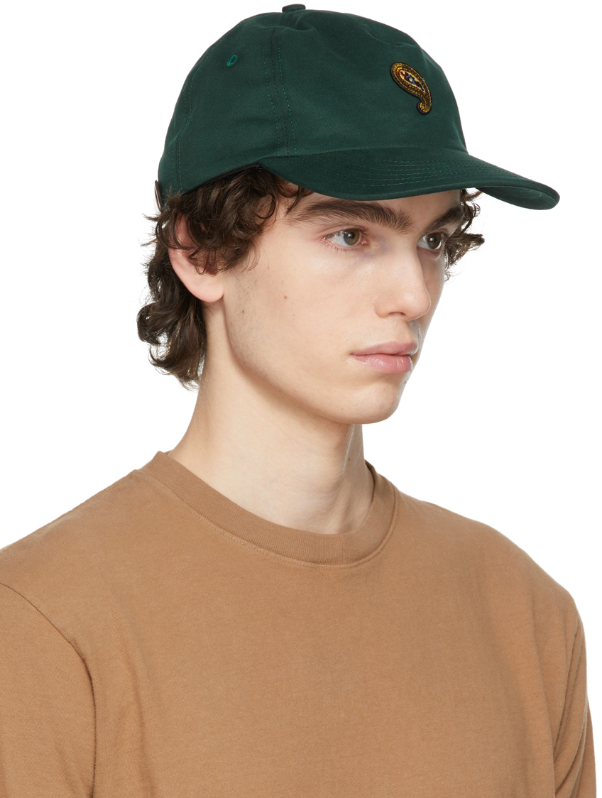 Noah Green Script Logo Five-Panel Cap Noah NYC