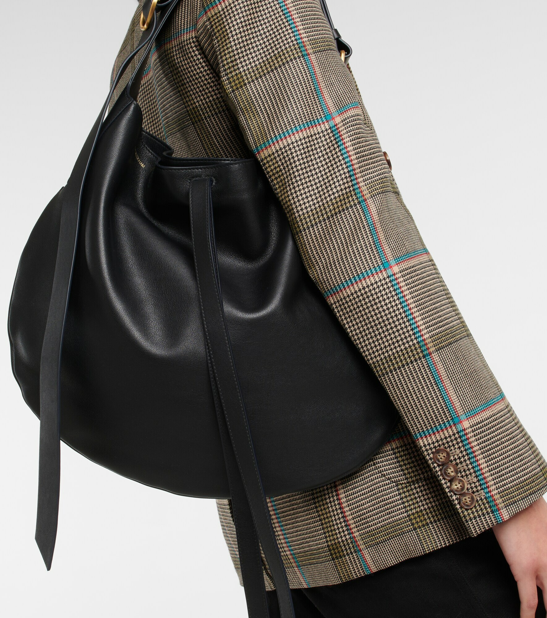 Victoria Beckham - Half Moon Large leather shoulder bag Victoria Beckham