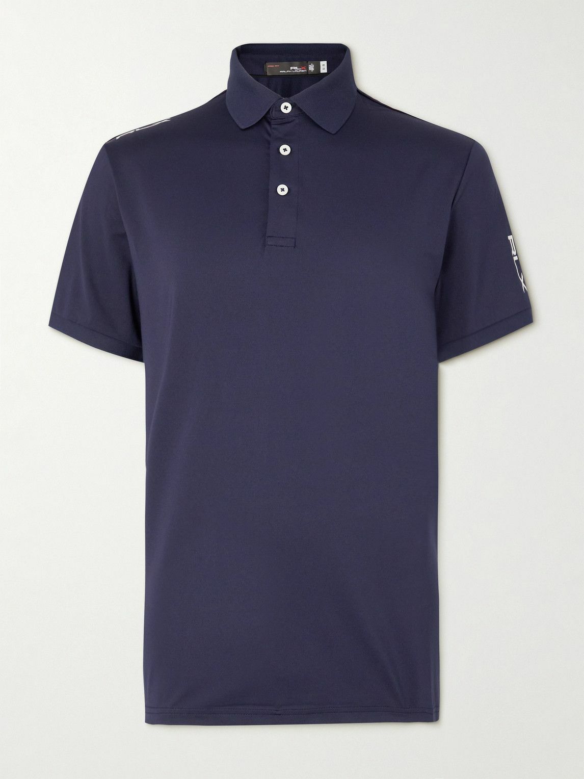 RLX Ralph Lauren - Logo-Print Stretch Recycled-Shell Golf Polo Shirt ...