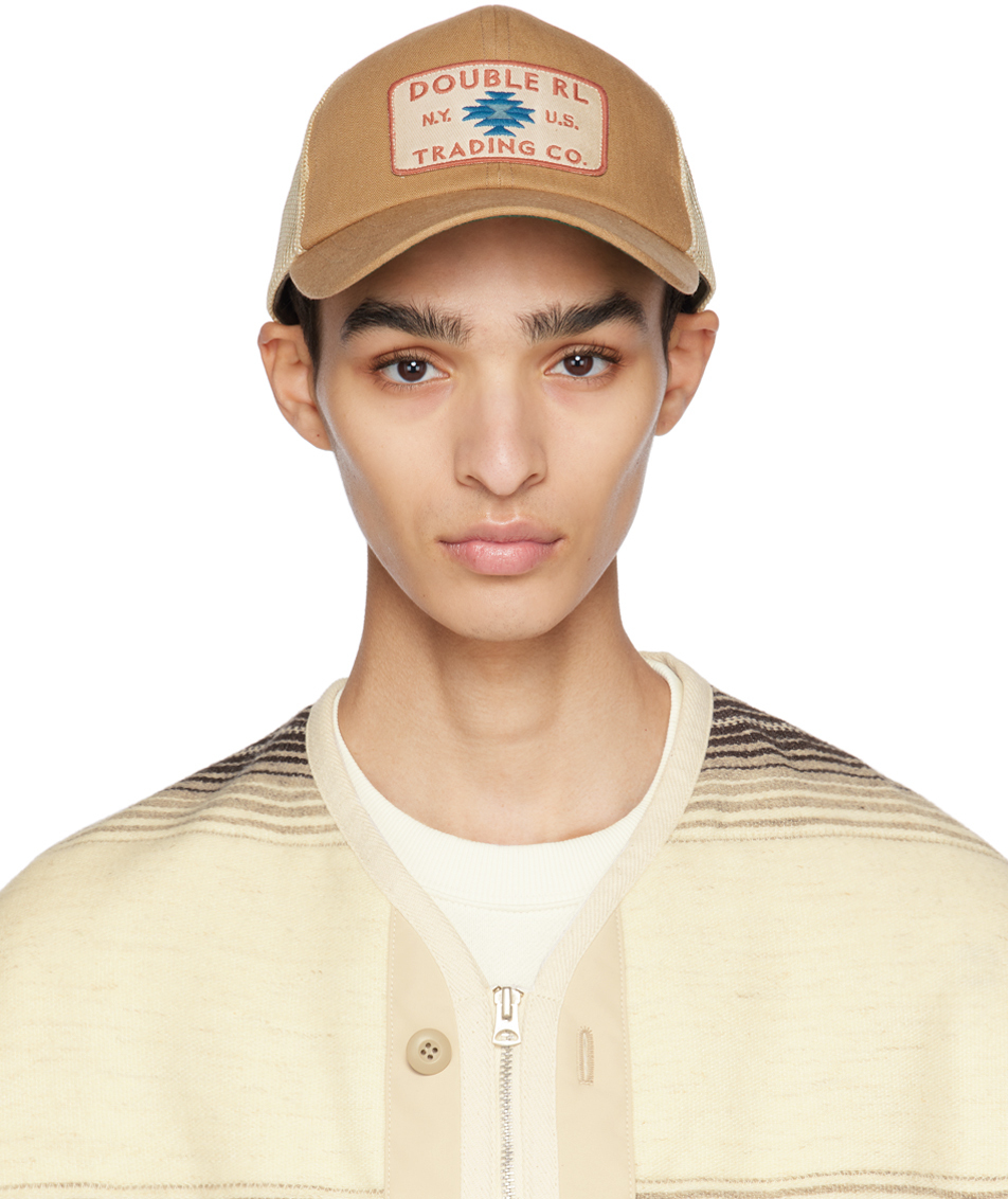 RRL Tan Patch Cap RRL