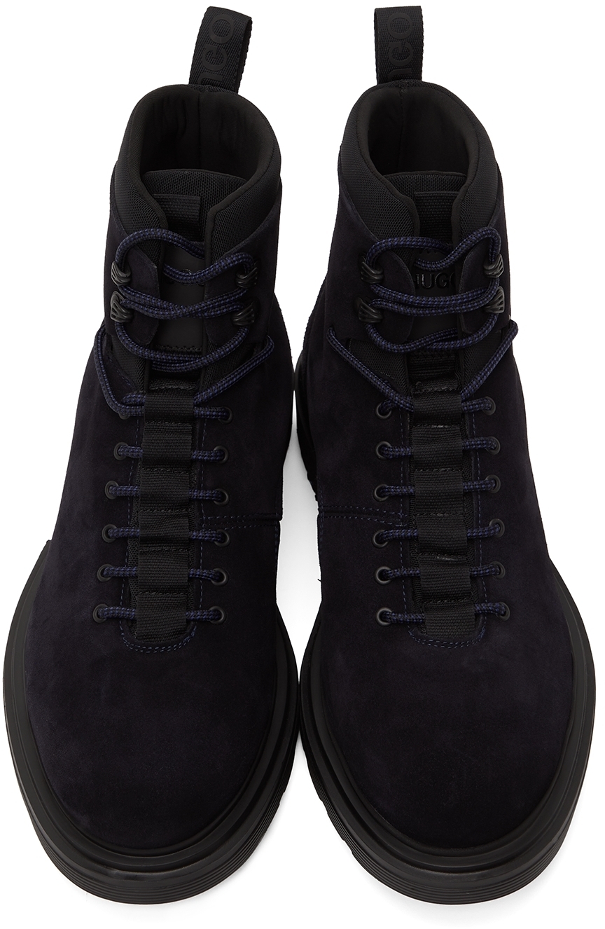 Hugo Suede Dart Halb Boots Hugo Boss