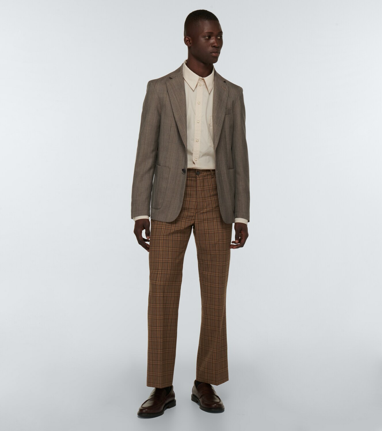 Barena Venezia - Checked wool single-breasted blazer Barena