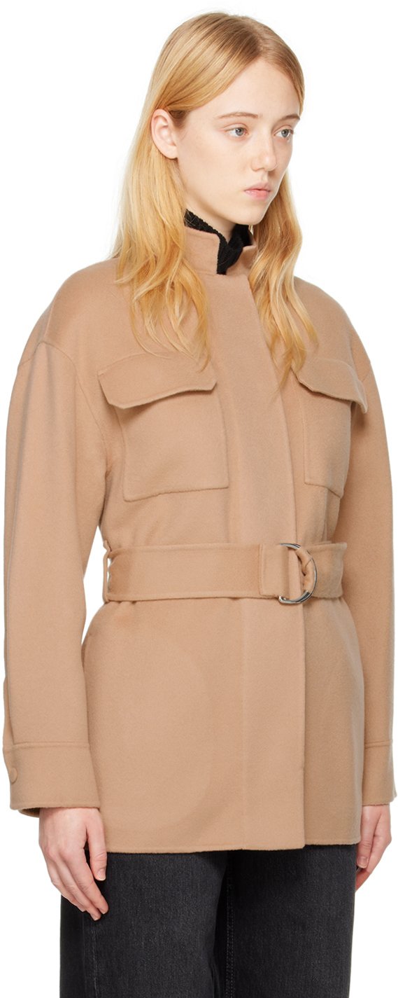 Theory Tan Cargo Jacket Theory