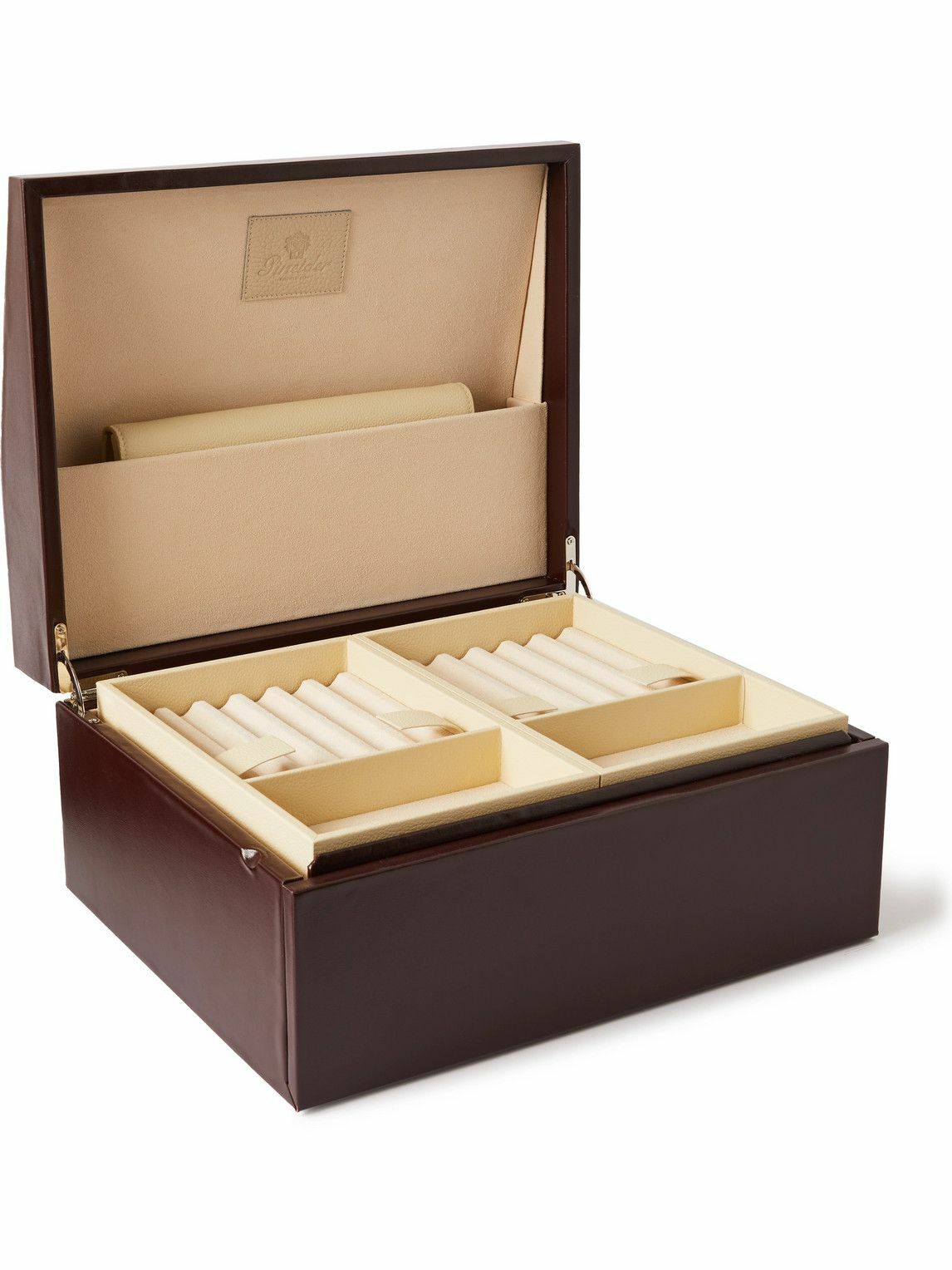 Pineider - Passion Leather and Plywood Pen Box Pineider