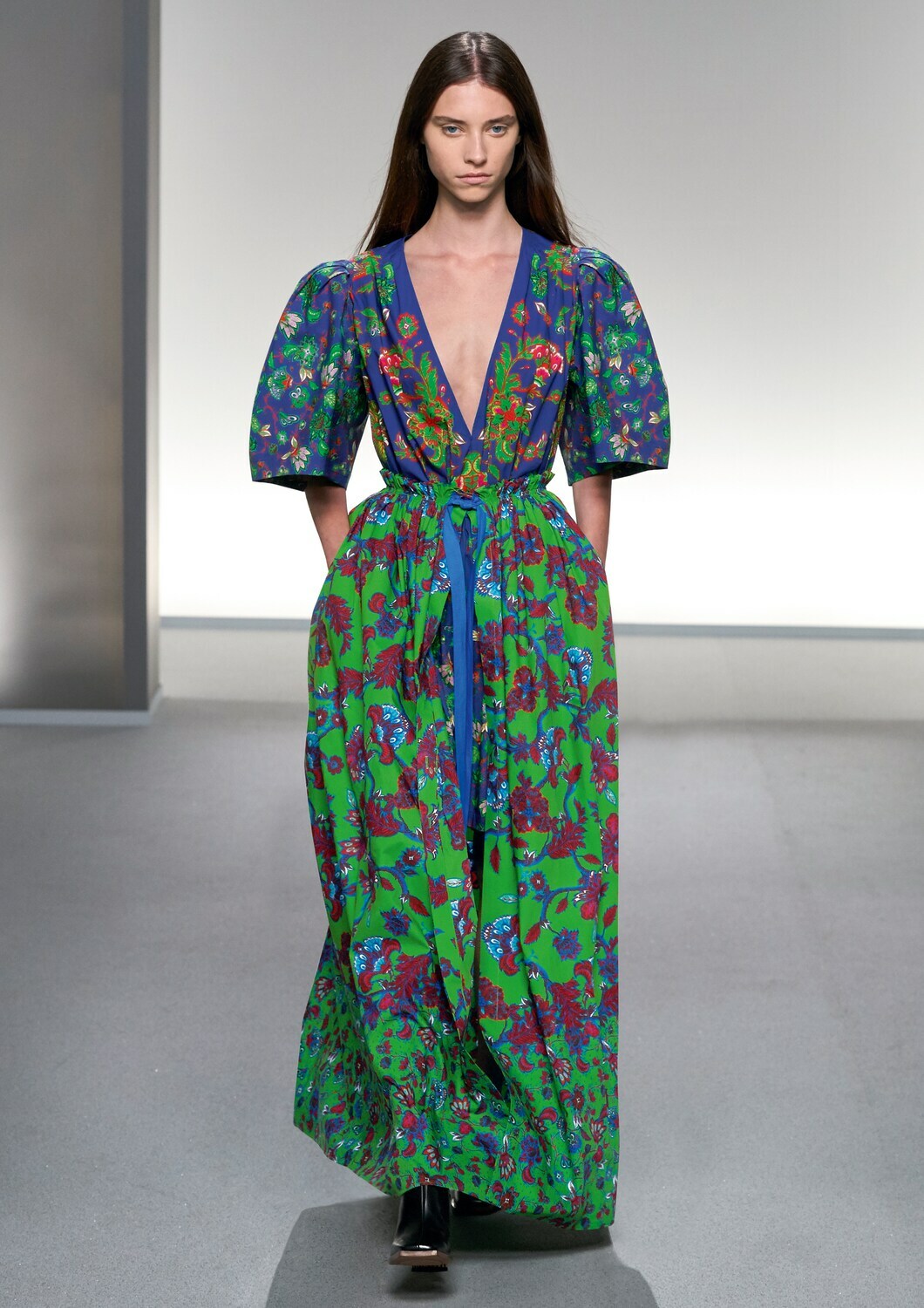 Givenchy - Floral-print cotton-poplin minidress Givenchy