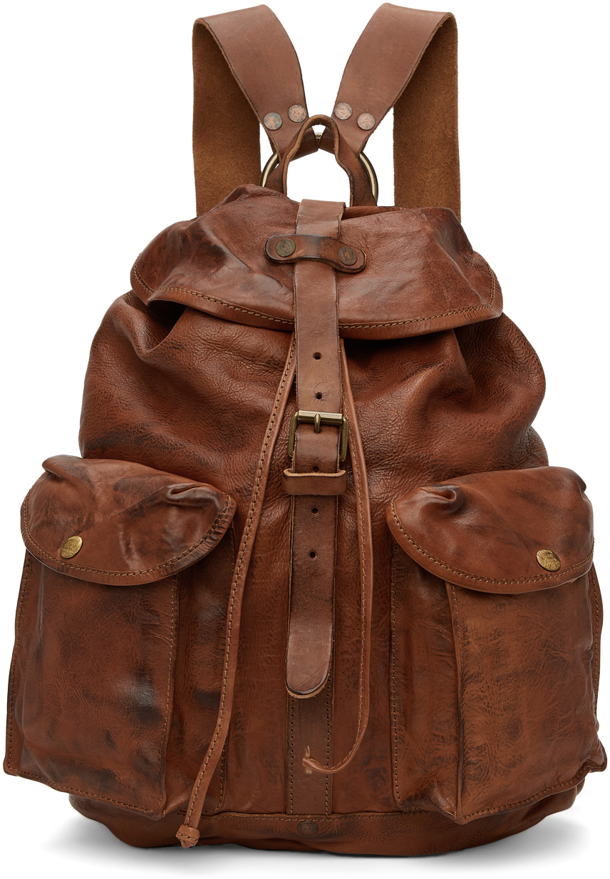 RRL Brown Riley Rucksack Backpack RRL