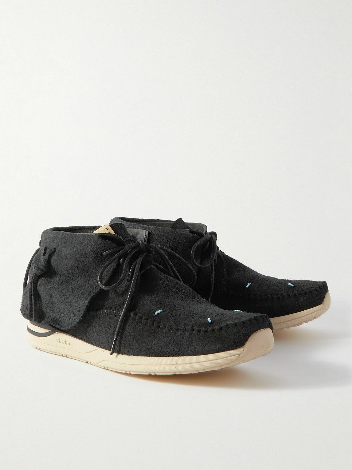 Visvim - FBT Lhamo-Folk Suede Boots - Black Visvim