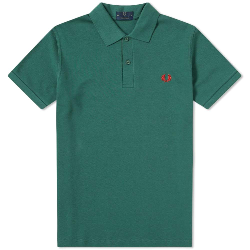 Fred Perry Original Plain Polo Green Fred Perry