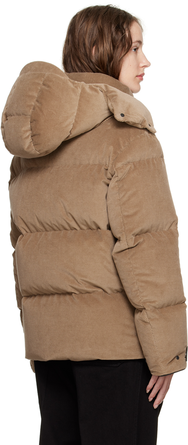 ZEGNA Beige Quilted Down Jacket Zegna