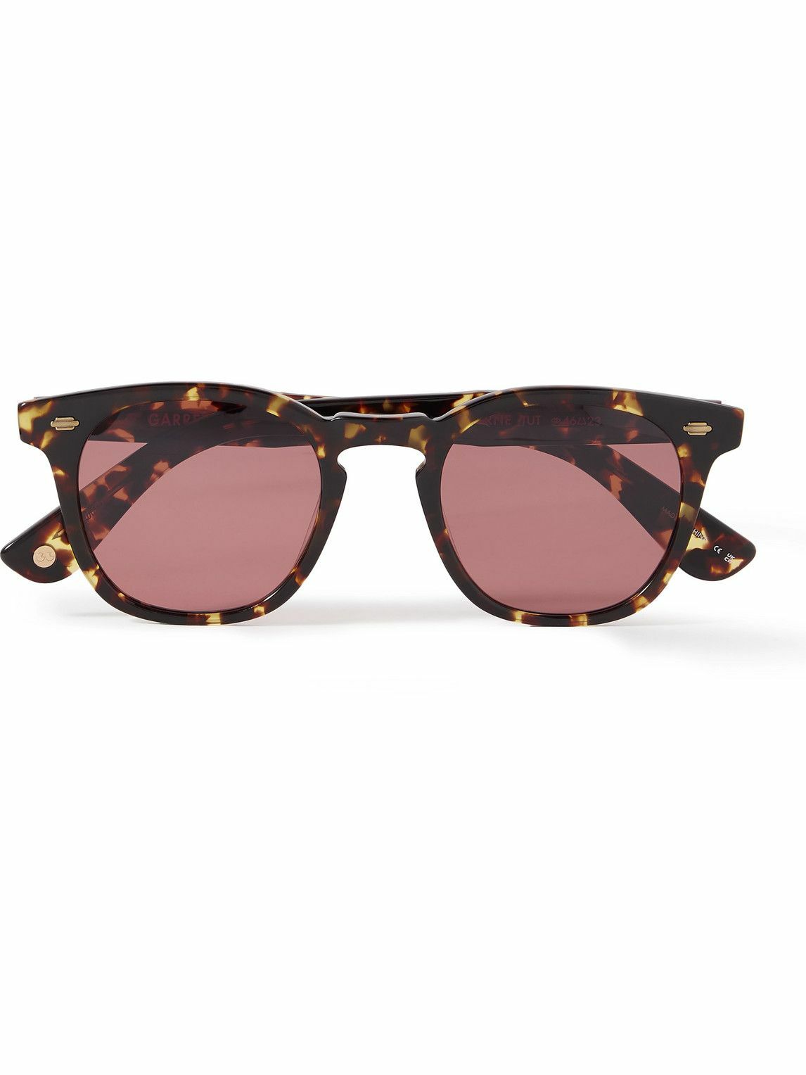 Garrett Leight California Optical - Byrne Sun Round-Frame Tortoiseshell ...