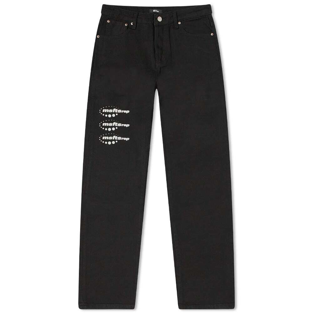 MSFTSrep Men's Logo Jean in Black MSFTSrep